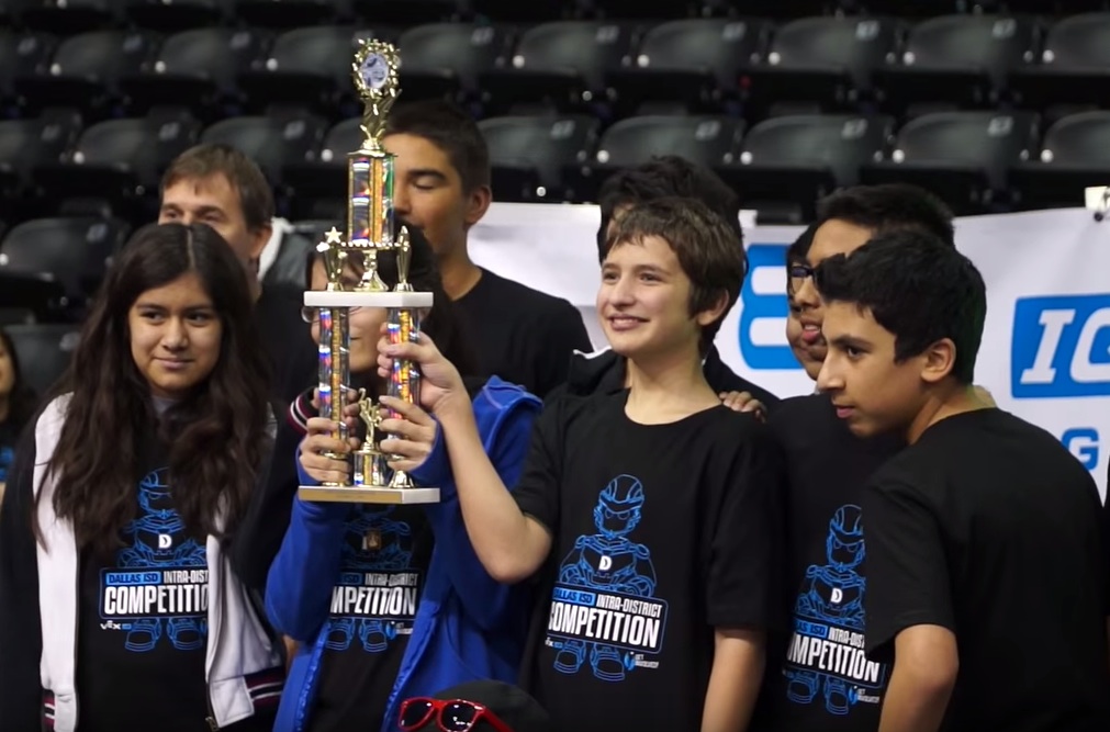Fierce, fun competition at district’s first robotics contest (video ...