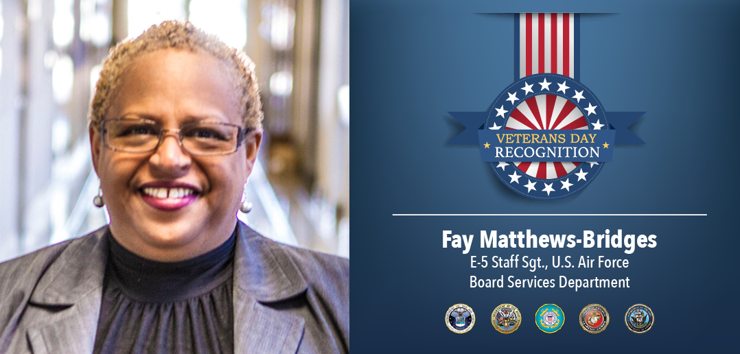 Honoring Our Veterans: Fay Matthews-Bridges (video) | The Hub