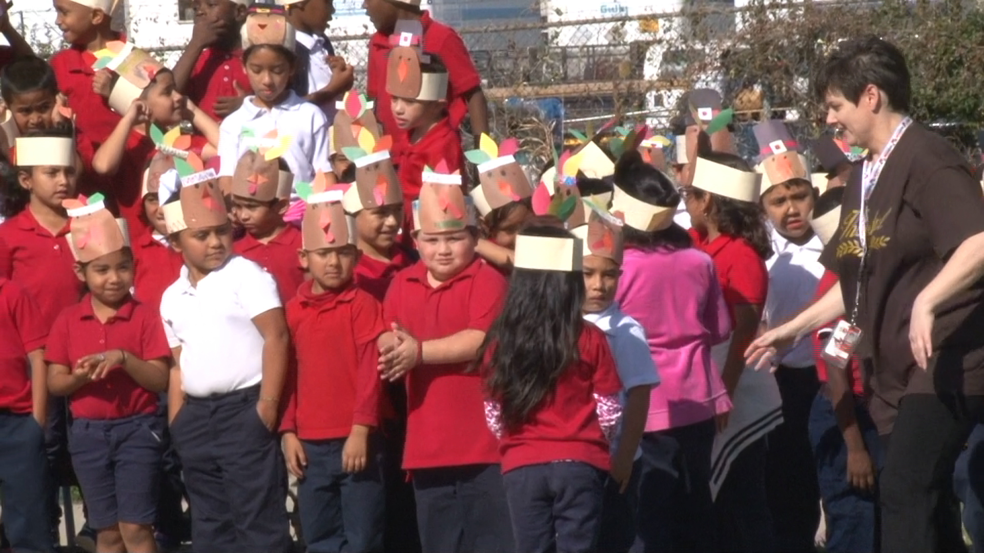 Field Elementary students, staff receive Thanksgiving dinner fixings ...