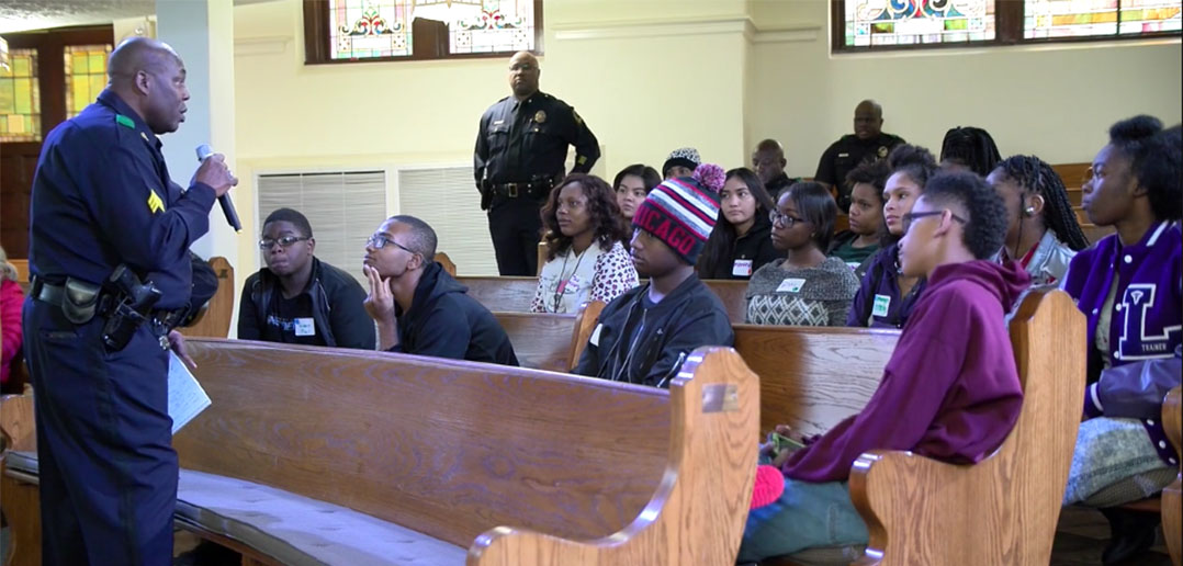 Students, police officers meet for interactive workshop (video) | The Hub