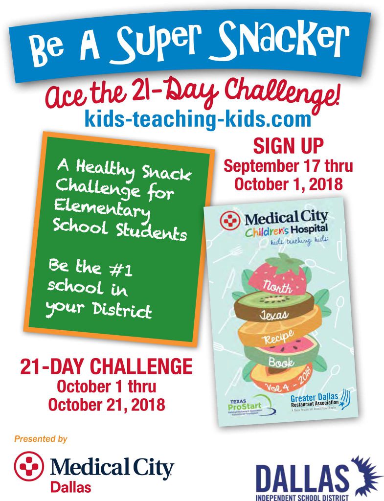 Sign up by Oct. 1 for the 21-Day Challenge to become a Super Snacker ...