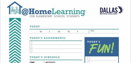 At-Home Learning Daily Planner Printables | The Hub
