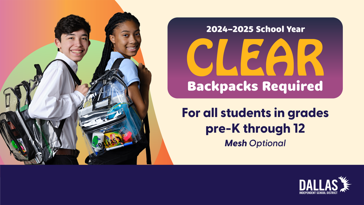Clear backpack policy for 2024-2025 school year | The Hub