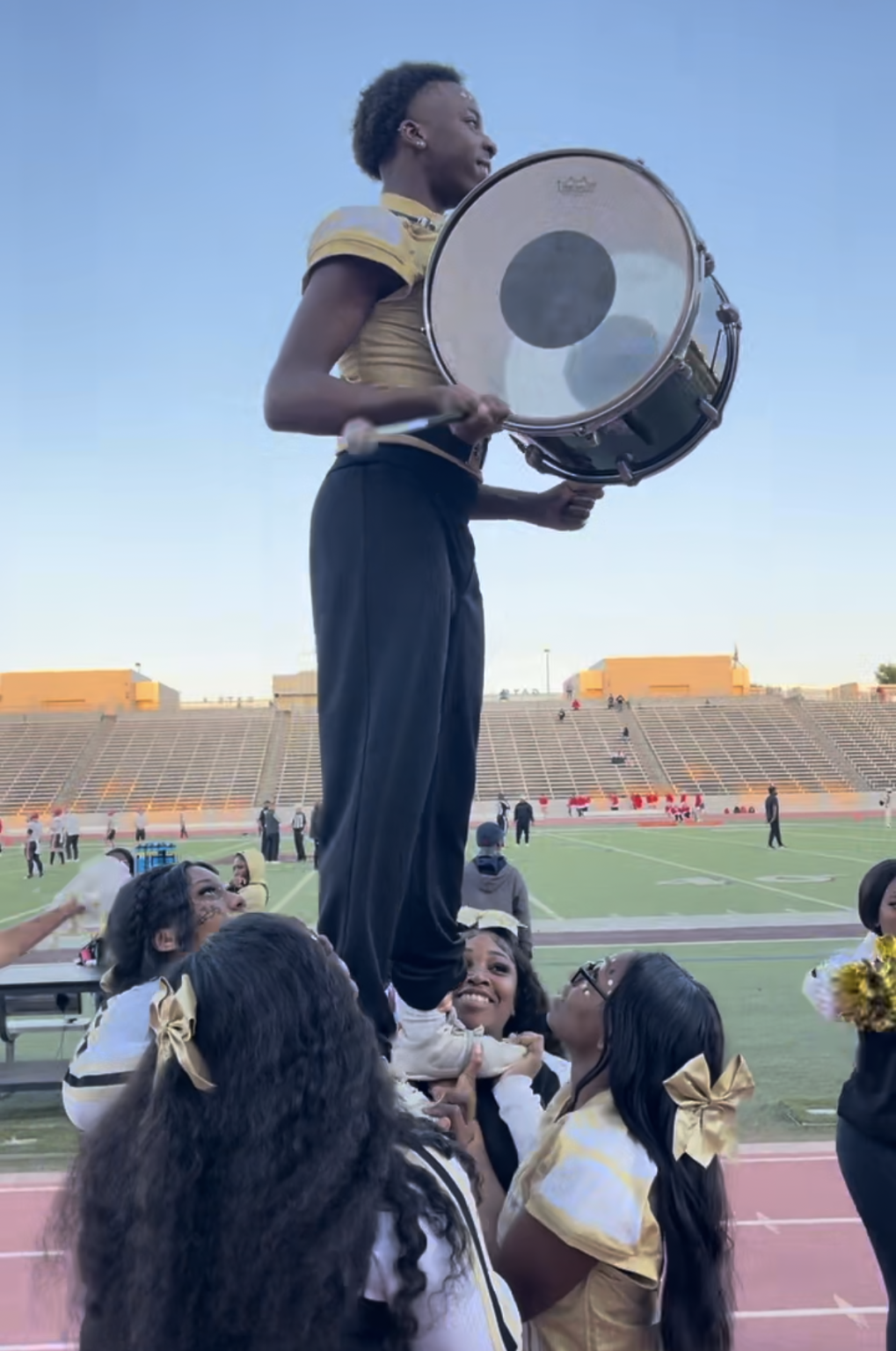SOC band and cheer student takes school spirit to new heights | The Hub